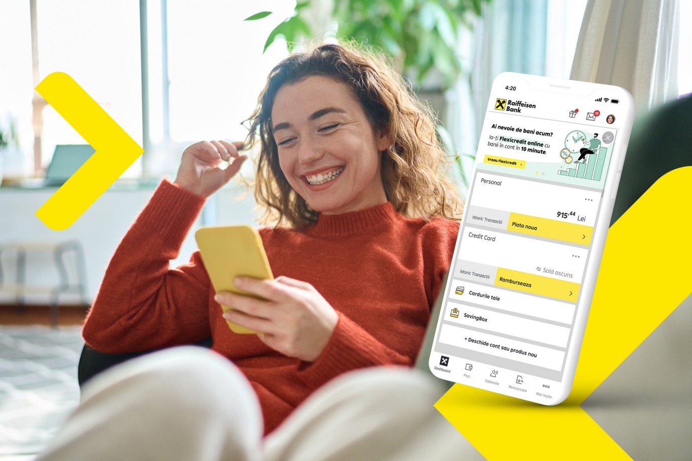 Conturi si Pachete de cont curent Raiffeisen
