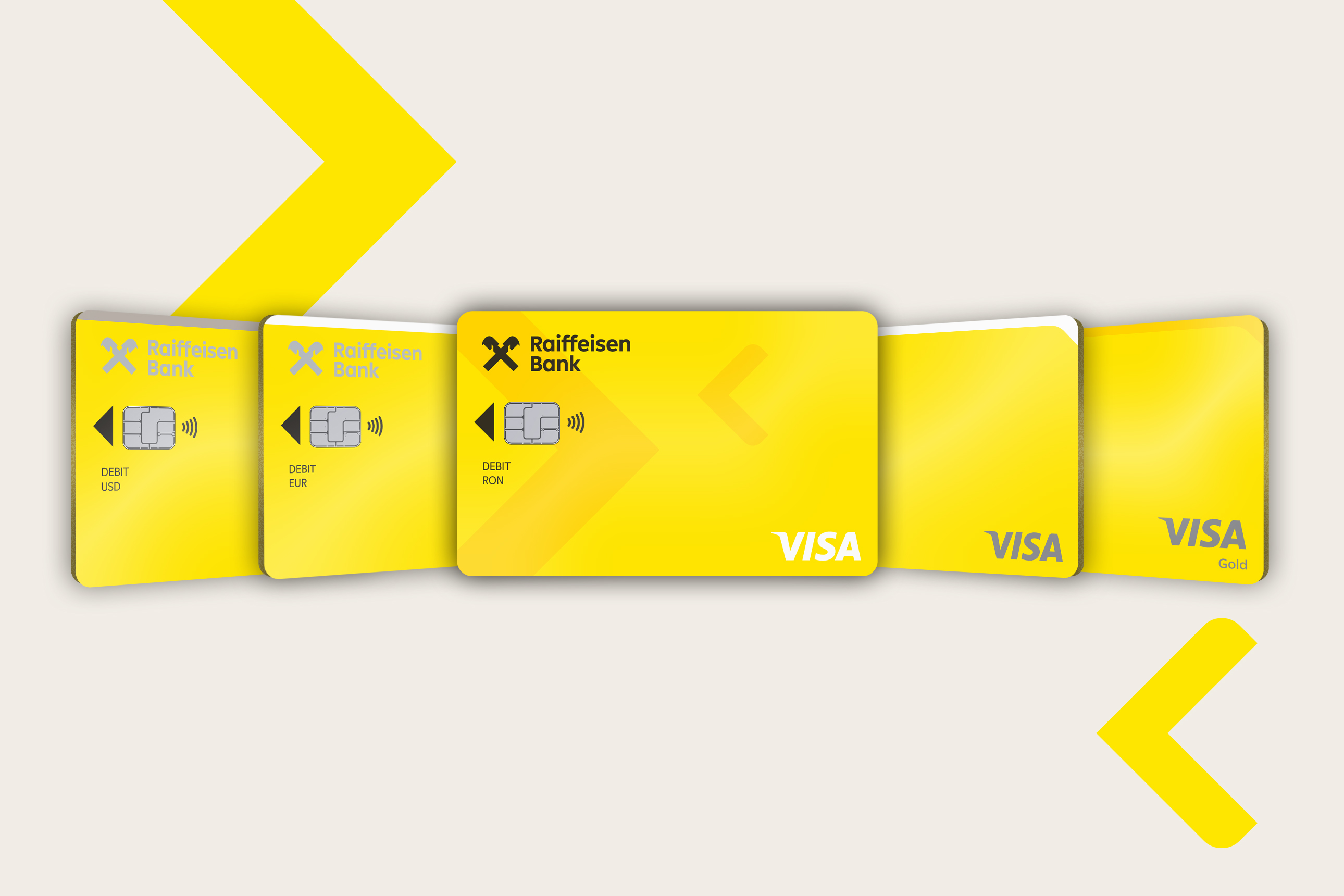 Carduri de debit Raiffeisen