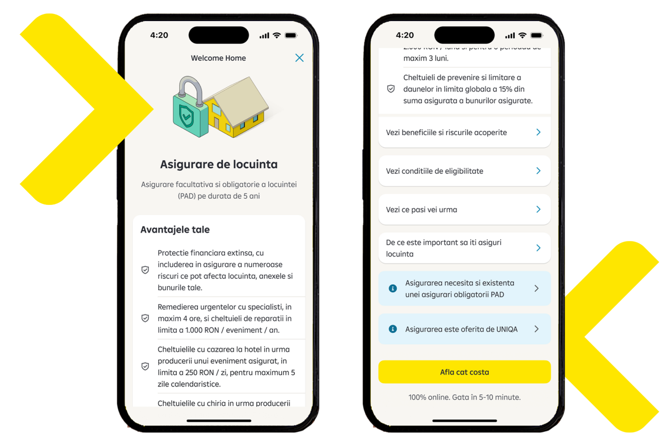 Siguranță pentru acasă și bonus pentru tine, toate cu asigurarea ...